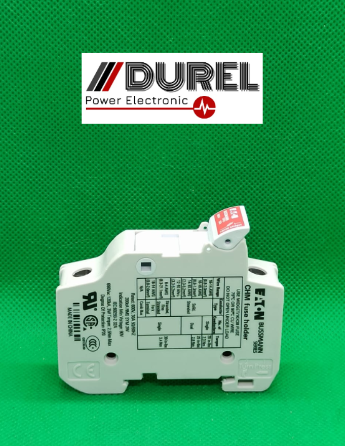 EATON BUSSMANN CHM1DU 1P Sigorta Yuvası (10x38 32A) Fuse Holder CHM1DU